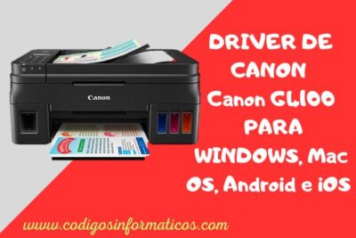 Descargar Driver de Canon G4100 | codigos informaticos