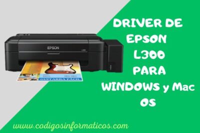 Descargar driver epson l300 | codigos informaticos