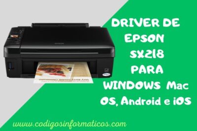 Descargar driver epson sx218 | codigos informaticos