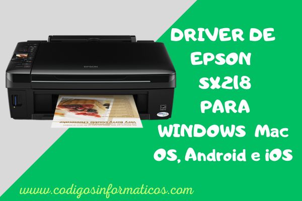 Descargar driver epson sx218 | codigos informaticos
